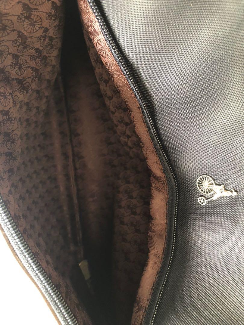 Original Vintage Beanpole Messenger Document Laptop Bag, Men's Fashion ...