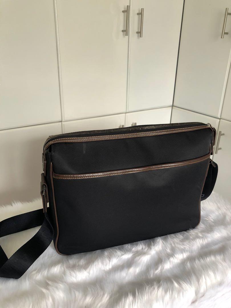 Original Vintage Beanpole Messenger Document Laptop Bag, Men's Fashion ...