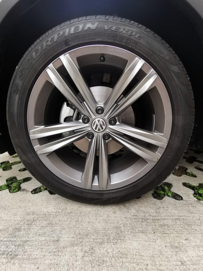 Original Volkswagen Tiguan 19 Inch Rims, Car Accessories, Tyres & Rims ...