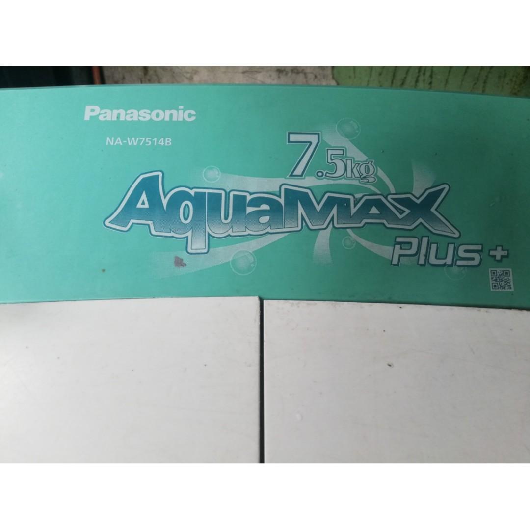 Panasonic Aquamax Plus 7.5kg Washing Machine w/ Spinner, TV & Home ...