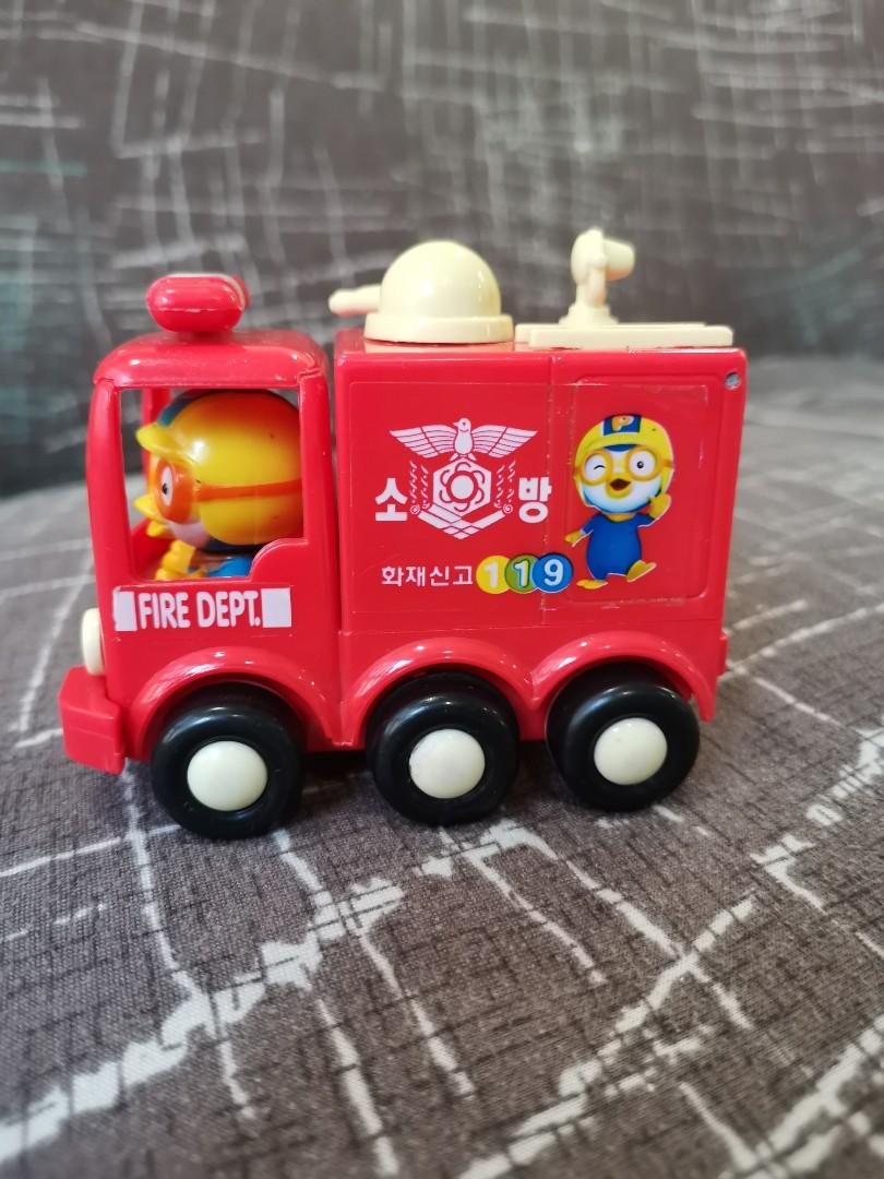 PORORO FIRE CAR, Hobbies & Toys, Toys & Games on Carousell