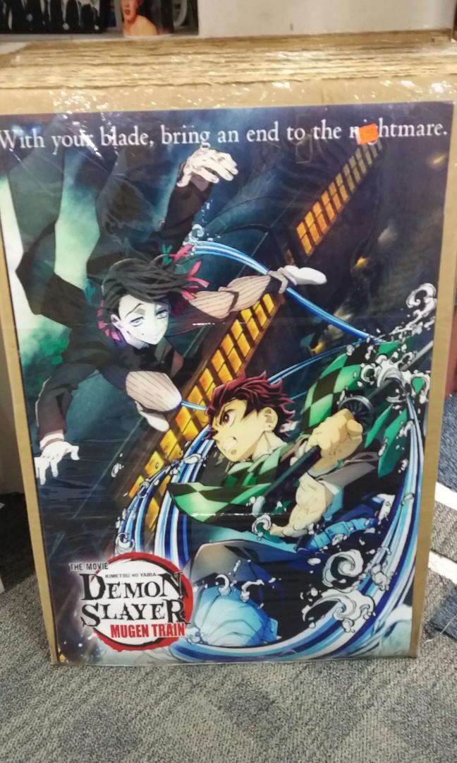 POSTER ANIME DEMON SLAYER, Furniture & Home Living, Home Decor ...