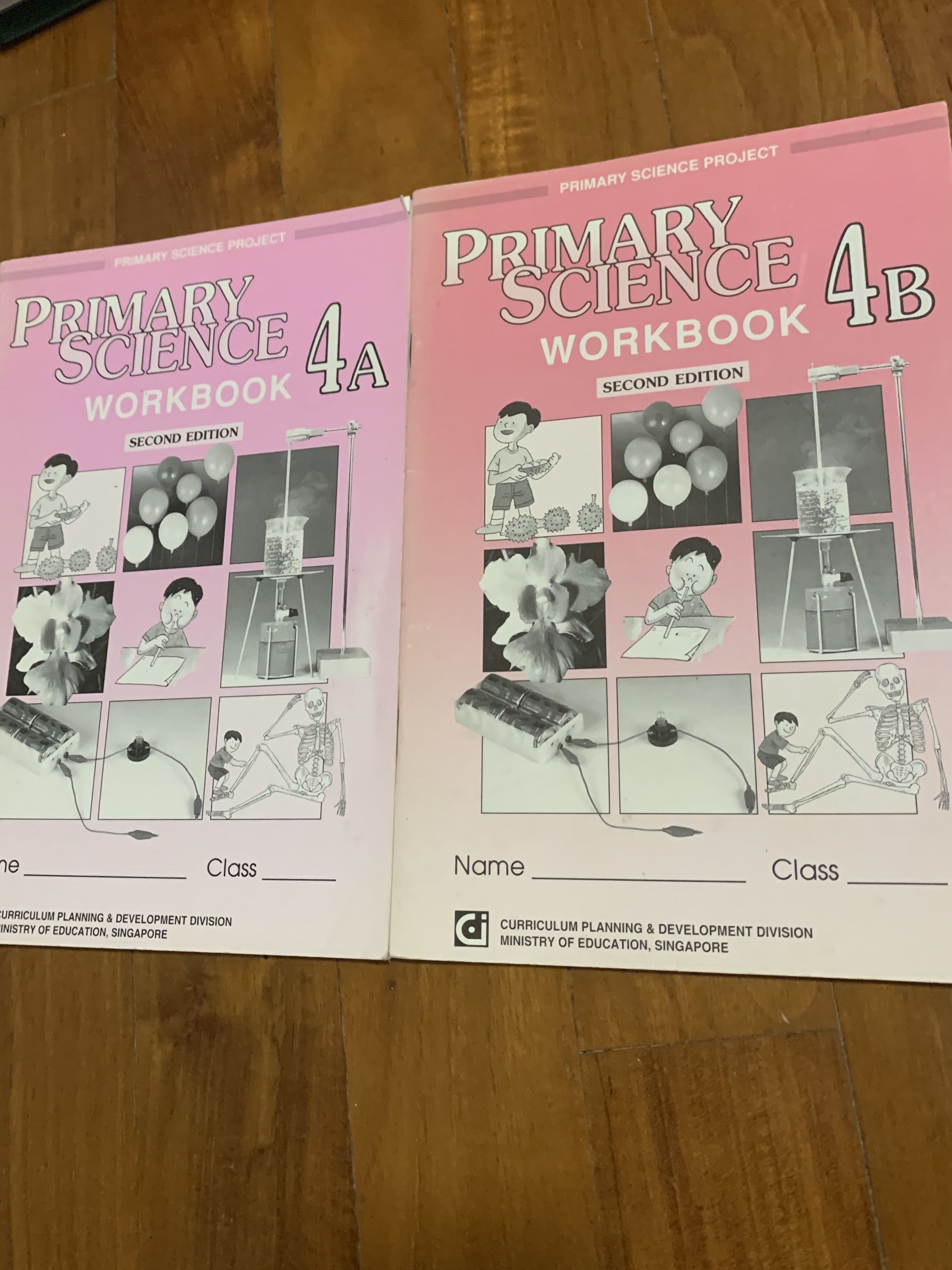 primary science workbook 4A 4B, Hobbies & Toys, Books & Magazines ...