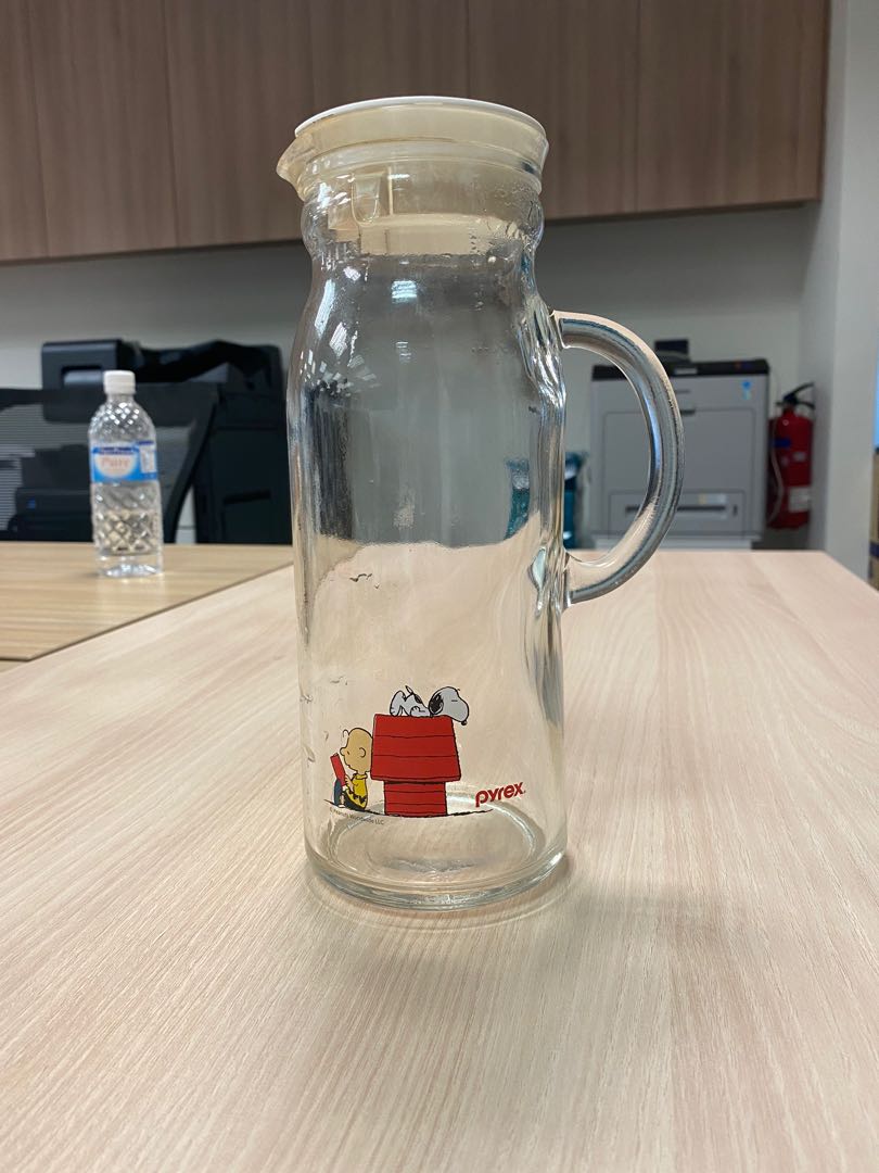 Pyrex Snoopy Glass Jug, Furniture & Home Living, Kitchenware ...