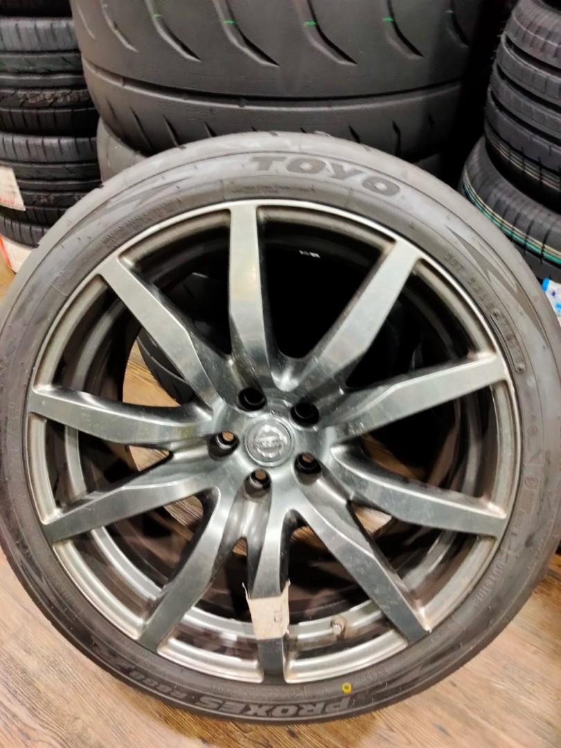 R35 stock MY14 RIM and r888r tyre, Car Accessories, Tyres & Rims on ...