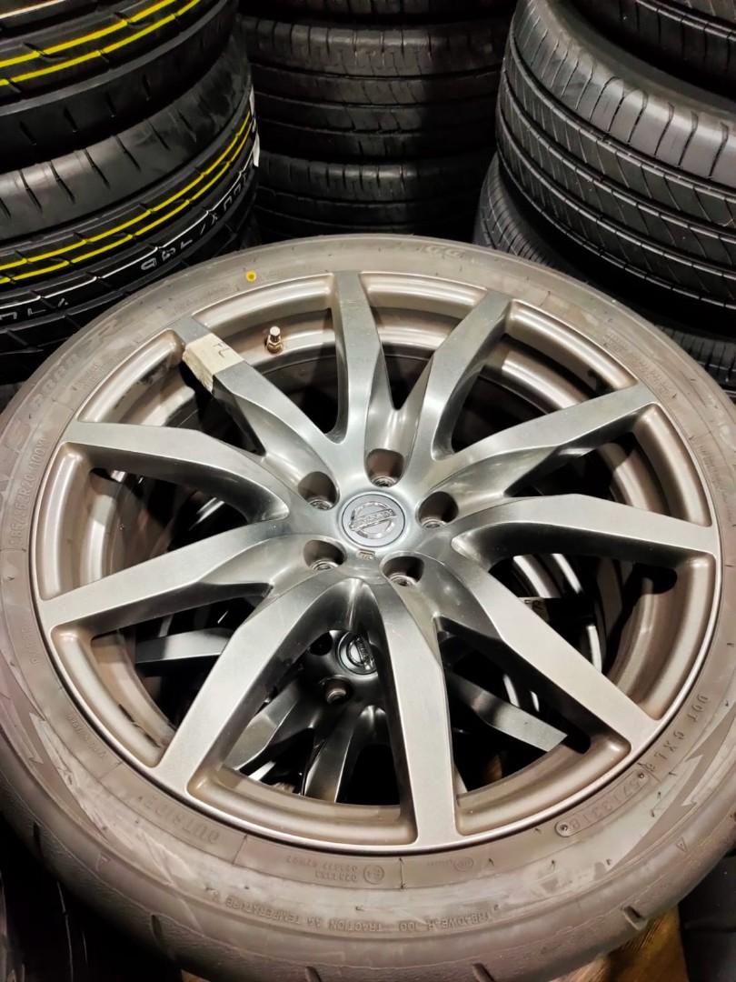R35 stock MY14 RIM and r888r tyre, Car Accessories, Tyres & Rims on ...