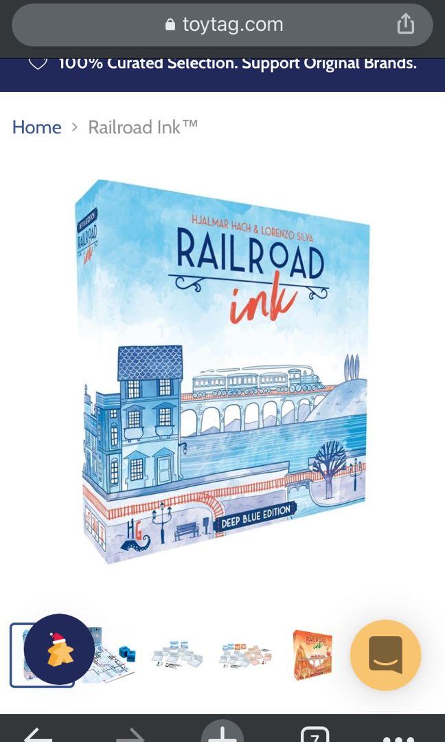 Railroad Ink Blue, Hobbies & Toys, Toys & Games on Carousell
