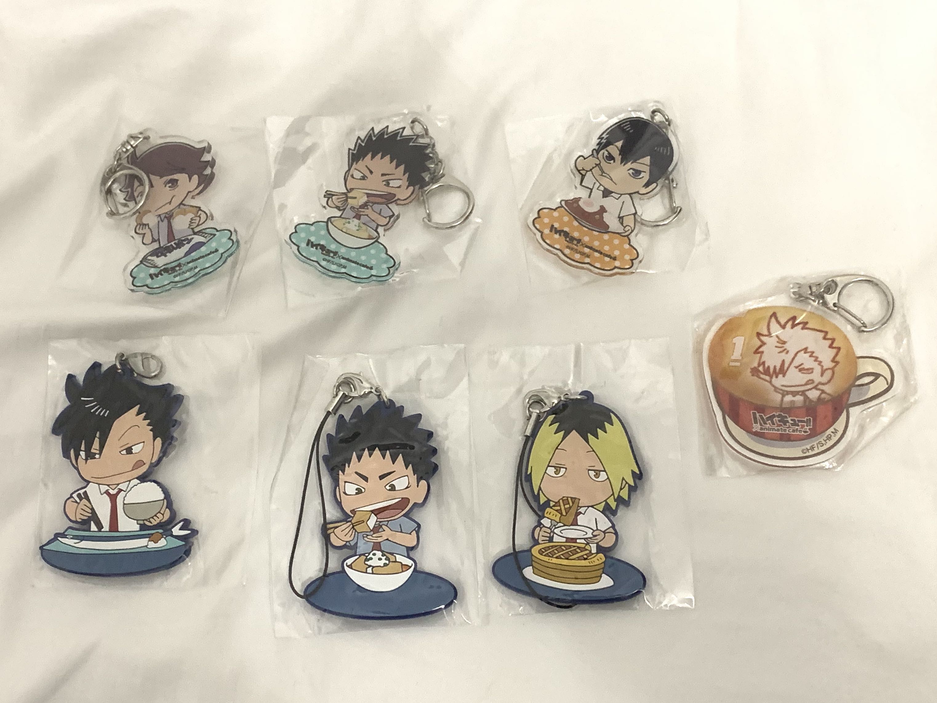 RARE instock official haikyuu x animate cafe items, Hobbies & Toys ...