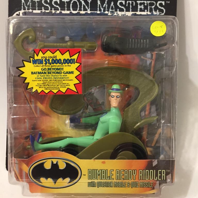 Rumble Ready Riddler Batman Animated Series Mission Masters BTAS TNBA ...