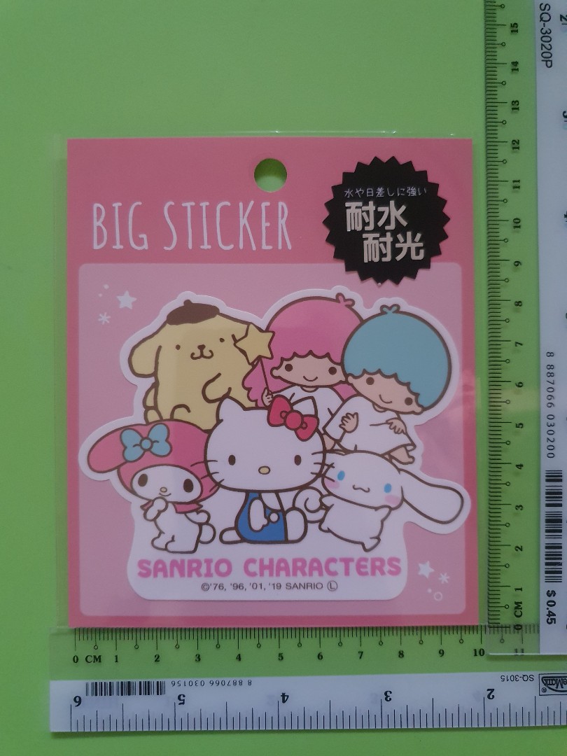 Sanrio Characters *Big Sticker*, Everything Else on Carousell