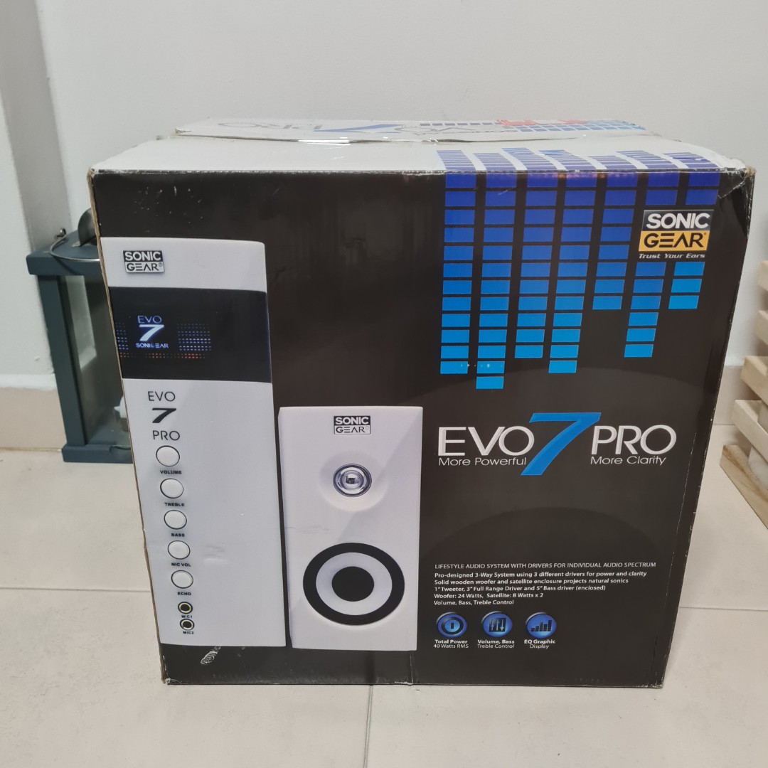 Sonicgear Evo 7 pro speakers, Audio, Soundbars, Speakers & Amplifiers ...
