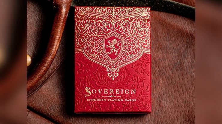 Sovereign Playing Cards : Red Edition, Hobbies & Toys, Toys & Games on ...