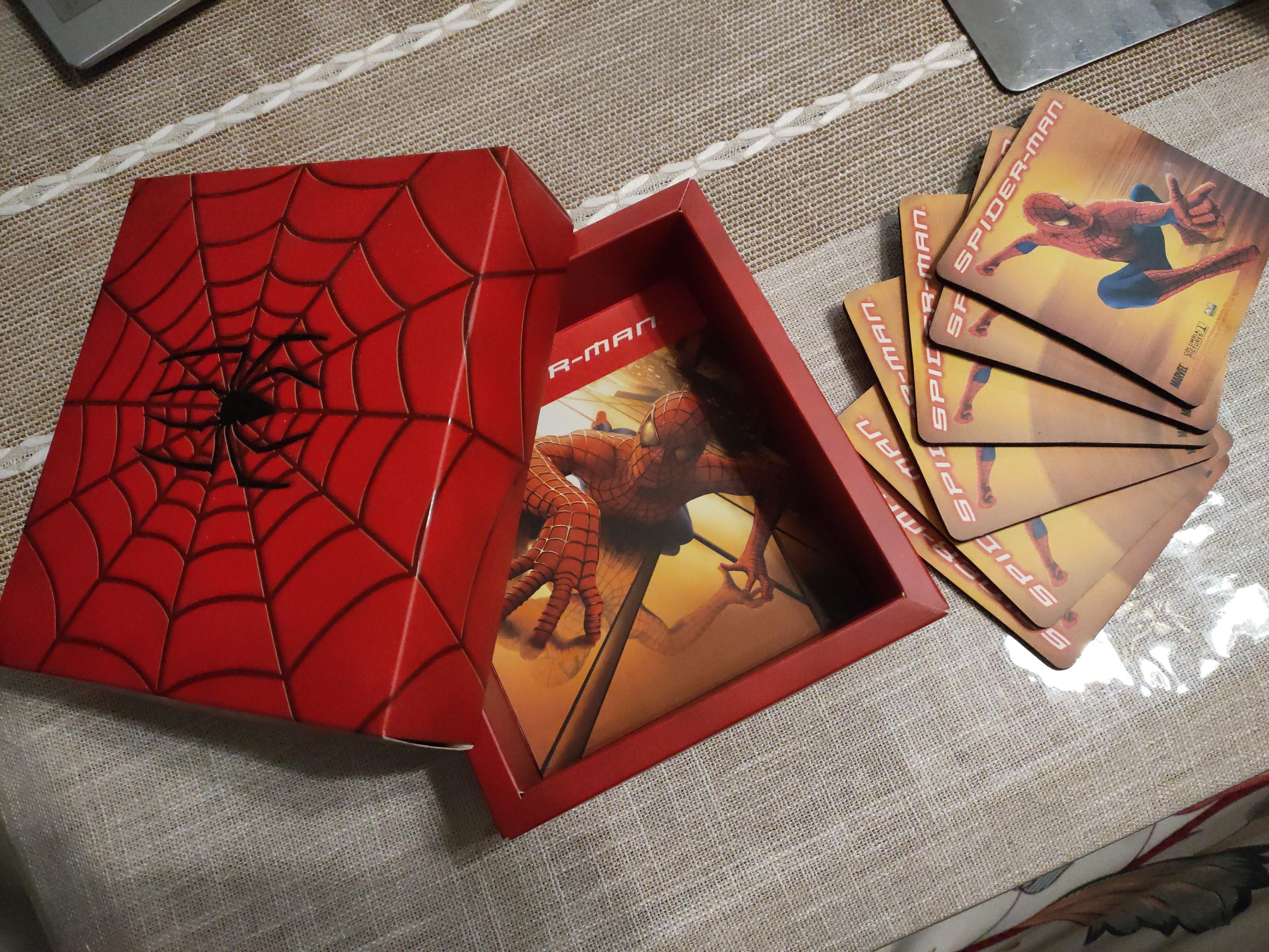 Spider-man marvel set of 6 coasters, Everything Else, Others on Carousell