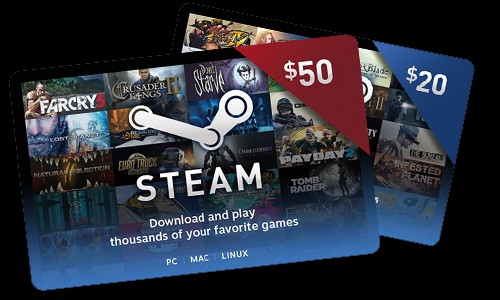 steam recharge card, Video Gaming, Gaming Accessories, Game Gift Cards ...
