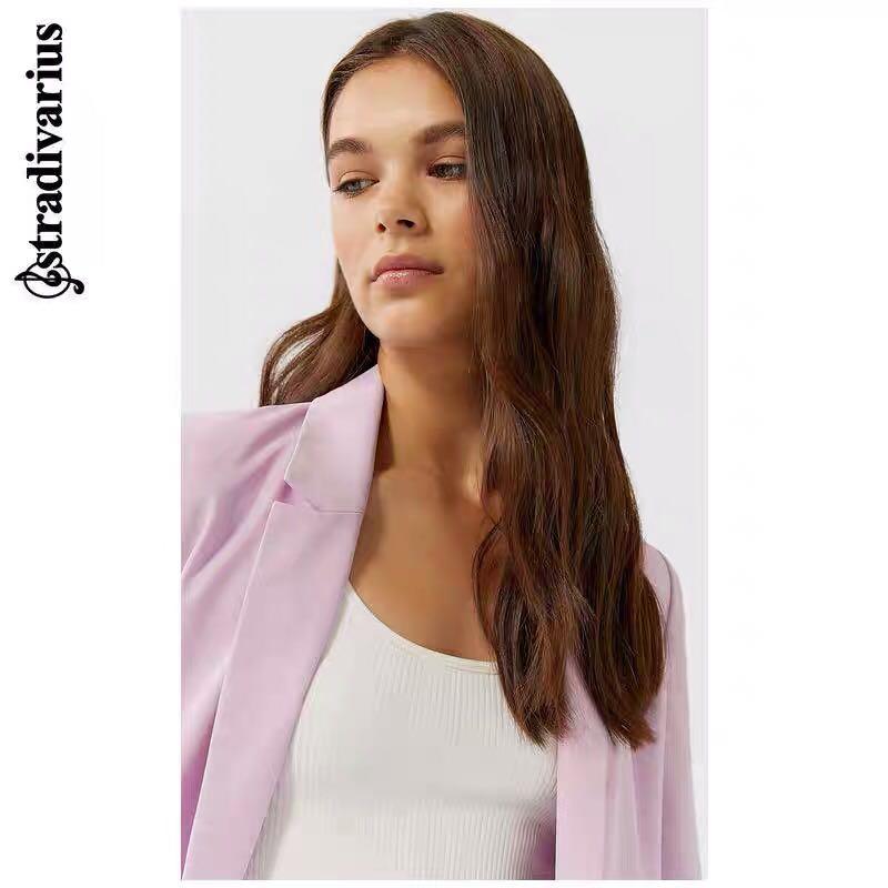 stradivarius blazer, Women's Fashion, Coats, Jackets and Outerwear on ...