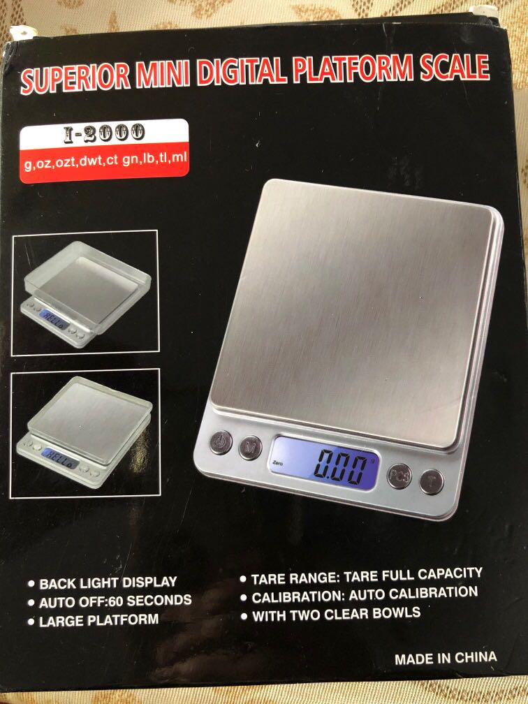 Superior mini digital platform scale, Furniture & Home Living, Bathroom ...
