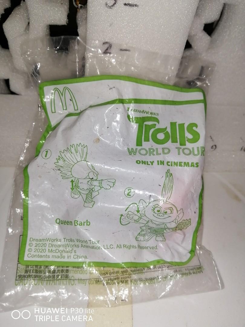 Trolls World Tour Queen Barb McDonald's Cake Topper Toy Display ...