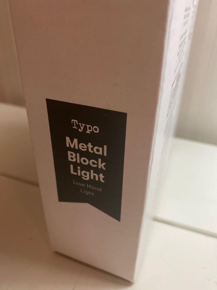Typo metal block light, Babies & Kids, Baby Nursery & Kids Furniture ...