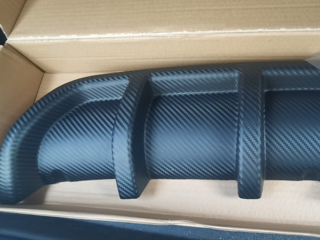 Universal Rear Car Diffuser, Car Accessories, Accessories on Carousell