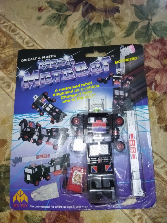VINTAGE MC TOYS MEGA MOTOBOT (1980's) TRANSFORMERS TOY ROBOT, Hobbies ...