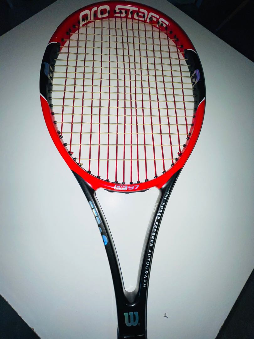 Wilson Pro Staff RF97 Autograph Tennis Racket, Sports Equipment, Sports ...