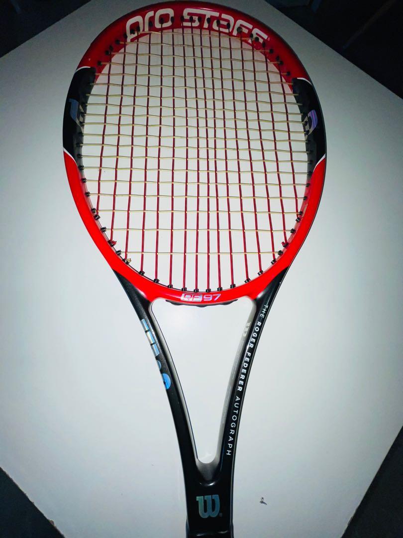 Wilson Pro Staff RF97 Autograph Tennis Racket, Sports Equipment, Sports ...