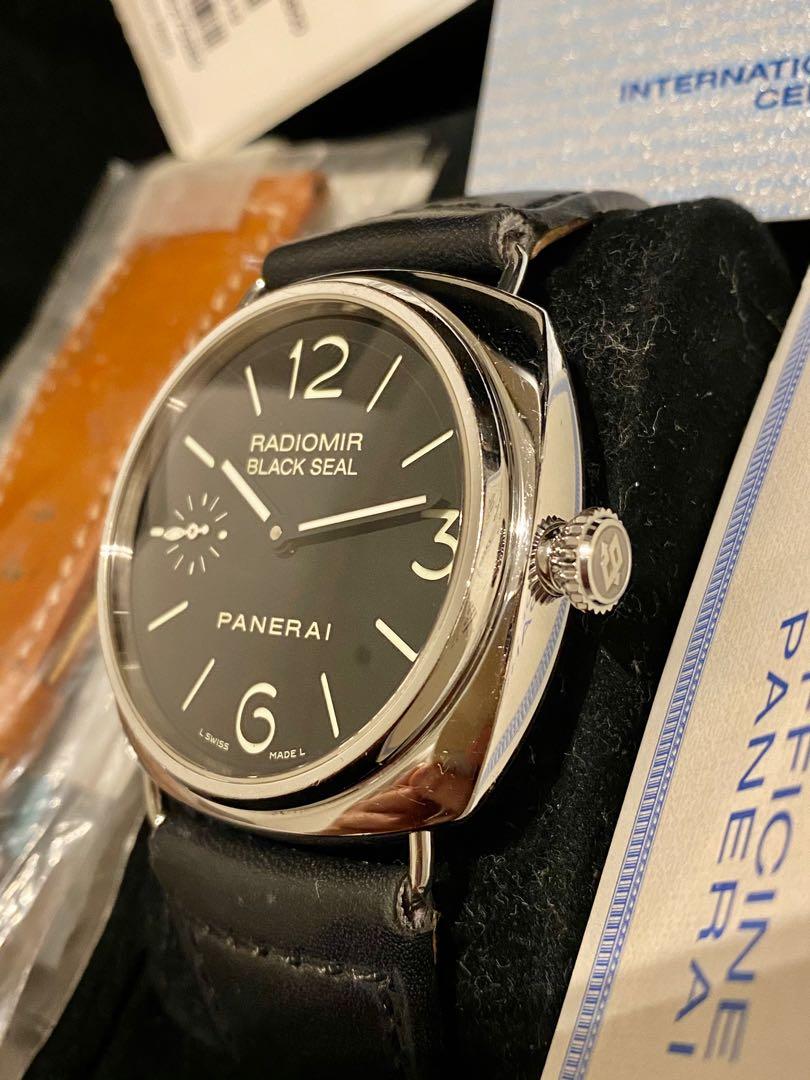 Wow!! 100% Authentic Panerai PAM 183 Radiomir Black Seal Full Set ...