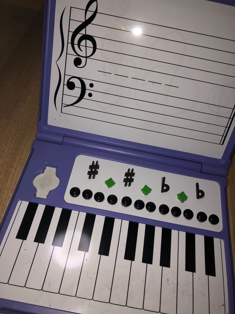 YAMAHA Magnetic Music Score Board, Hobbies & Toys, Music & Media, Music ...