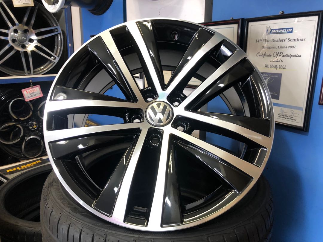 18”Volkswagen Original Rim(Take Off New Car), Car Accessories, Tyres ...