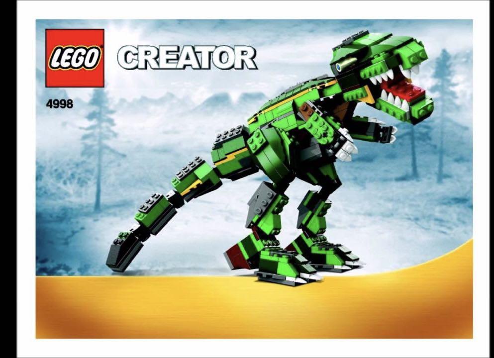 全新 Lego 4998 creator Stegosaurus Dinosaur Rex 劍龍 恐龍 暴龍 (盒已丟), 興趣及遊戲, 玩具 ...