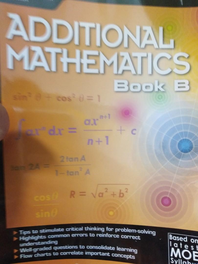Additional Mathematics Book B, Hobbies & Toys, Books & Magazines ...