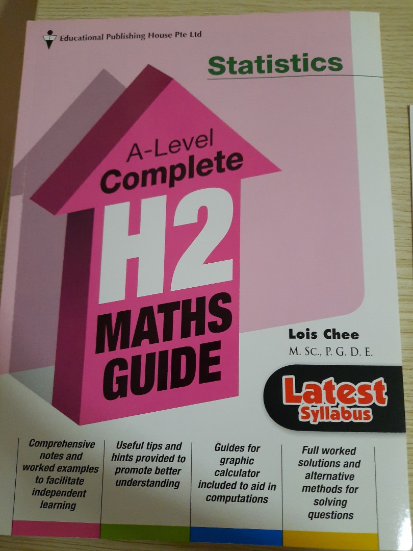A-Level Complete H2 Maths Guide statistics, Hobbies & Toys, Books ...