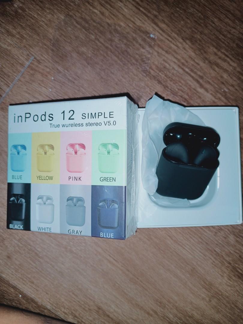 BLACK SEALED INPODS 12 SIMPLE, Audio, Earphones on Carousell
