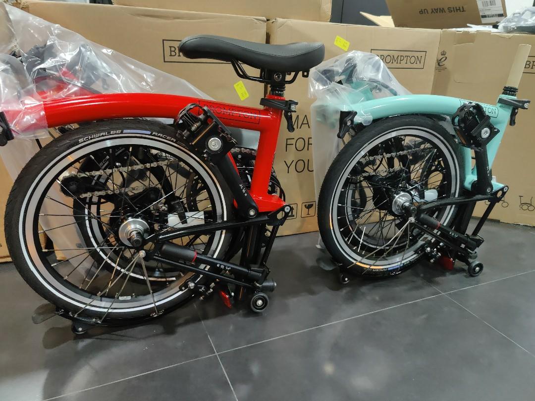 Brompton M6L Rocket Red Black Edition, Sports Equipment, Bicycles ...