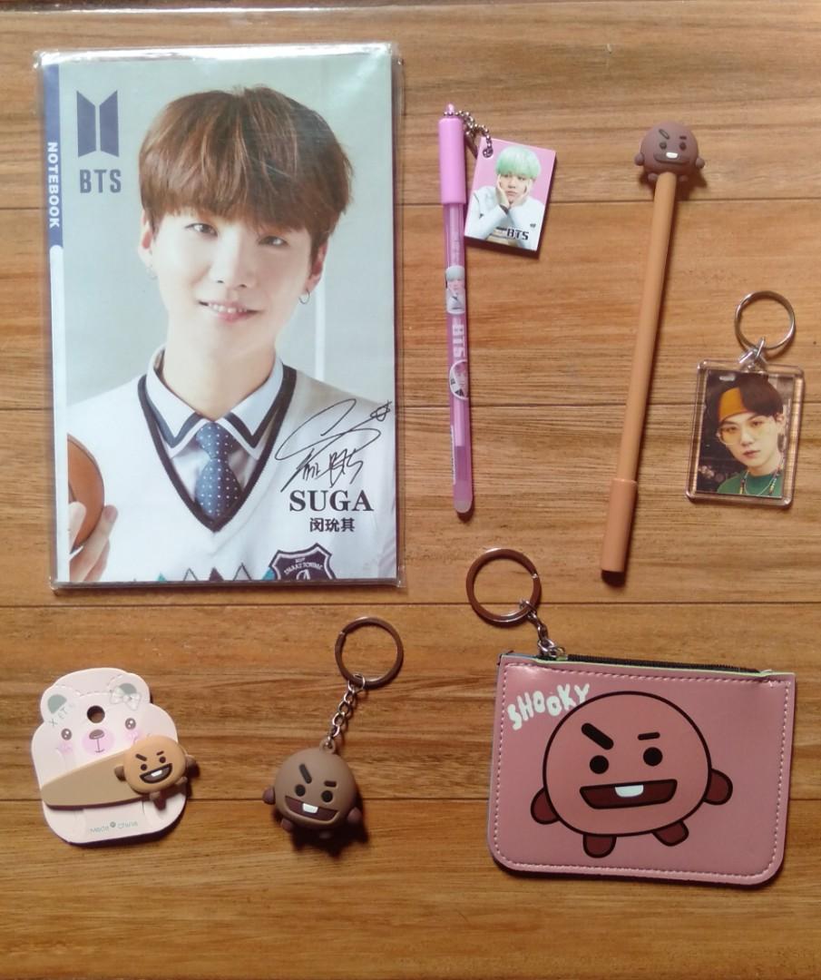 BT21/BTS SUGA MERCH BUNDLE, Hobbies & Toys, Memorabilia & Collectibles ...