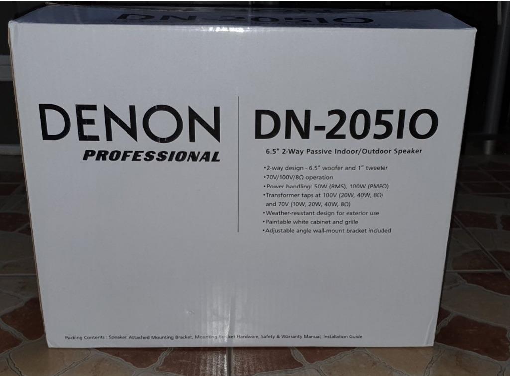 Denon Outdoor / indoor speakers - Pro DN-205IO 6.5" (not klipsch, jbl ...