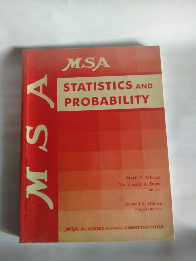 EDUCATIONAL MSA Statistics and Probability, Hobbies & Toys, Books ...