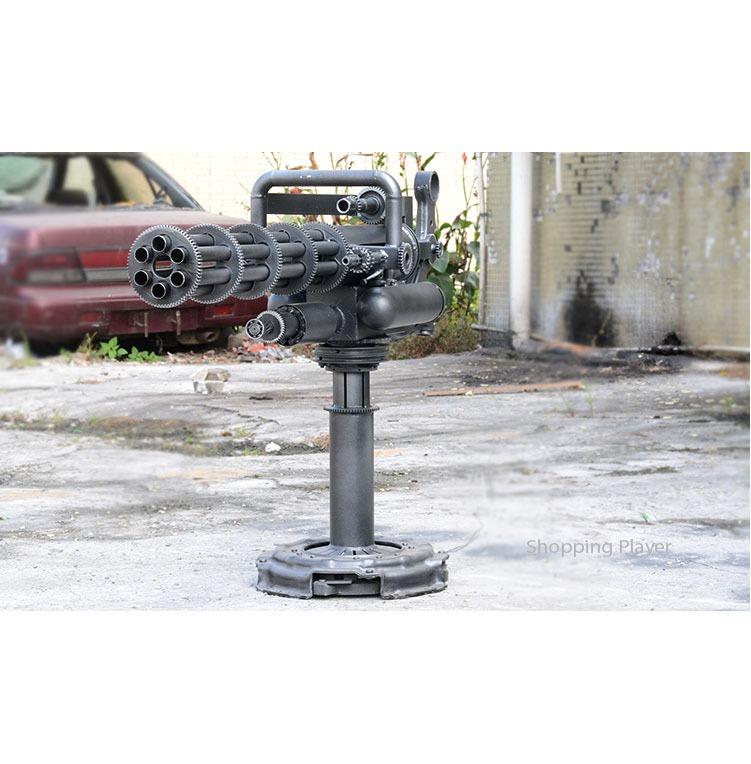 Gatling Machine Gun Minigun stand version full metal figure toy model ...