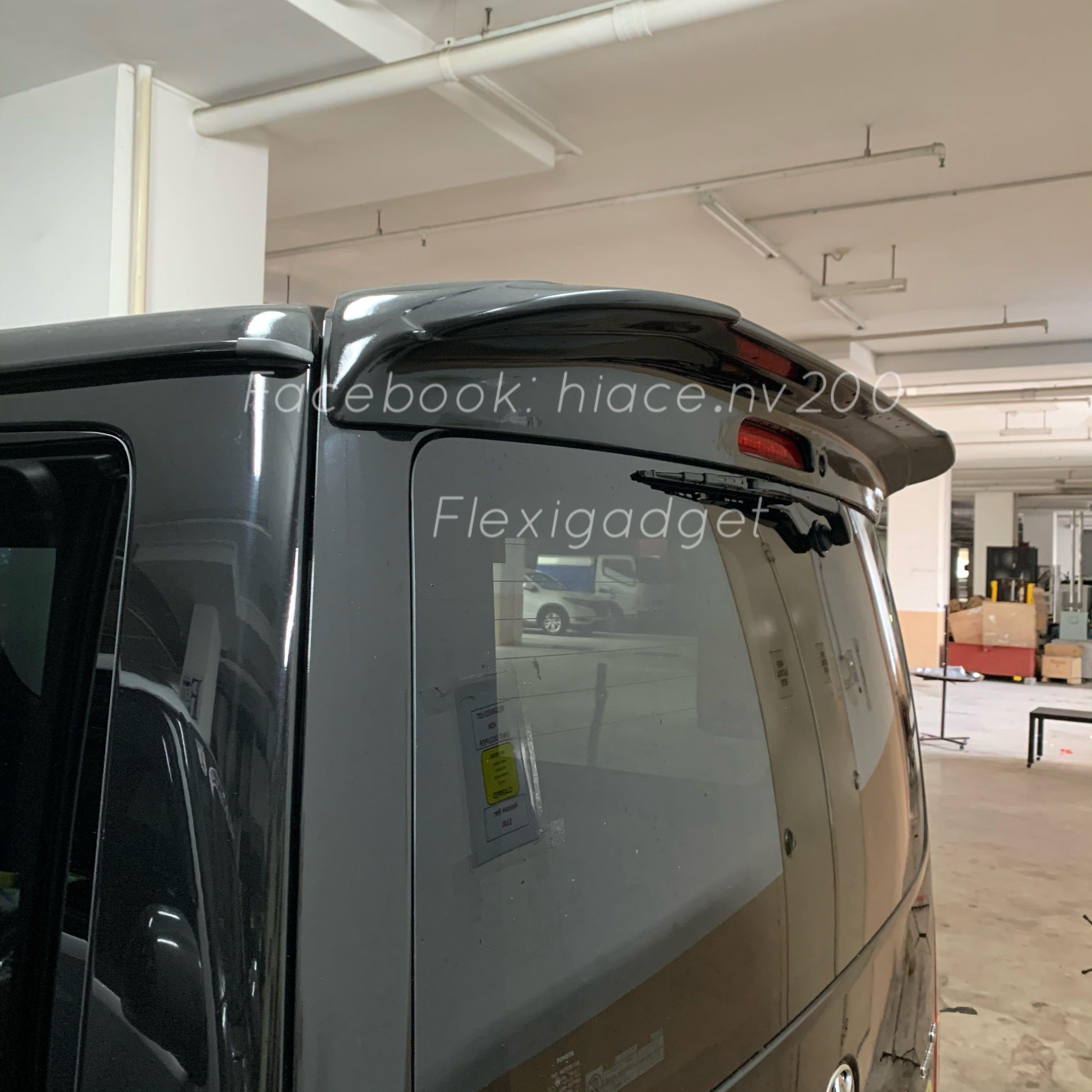 Hiace SAD Rear Roof Spoiler / Hiace Accessories/ Flexigadget / Hiace ...