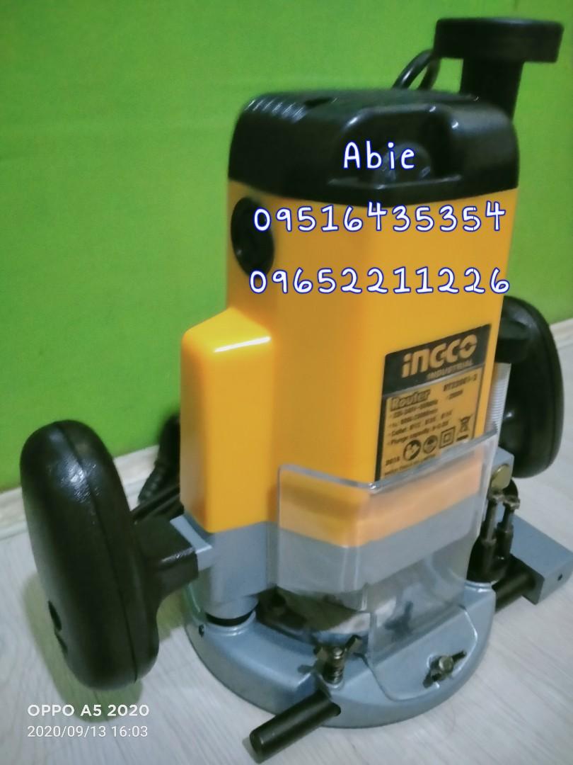 INGCO 2200W Electric Wood Router, Commercial & Industrial, Construction ...