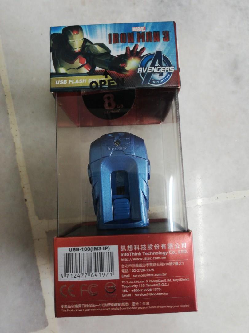 Iron Man 3 Usb Flash Drive, Computers & Tech, Parts & Accessories, Hard ...