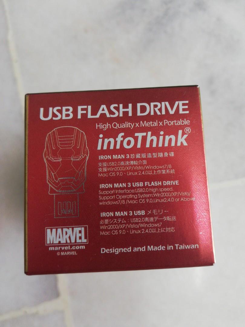 Iron Man 3 Usb Flash Drive, Computers & Tech, Parts & Accessories, Hard ...