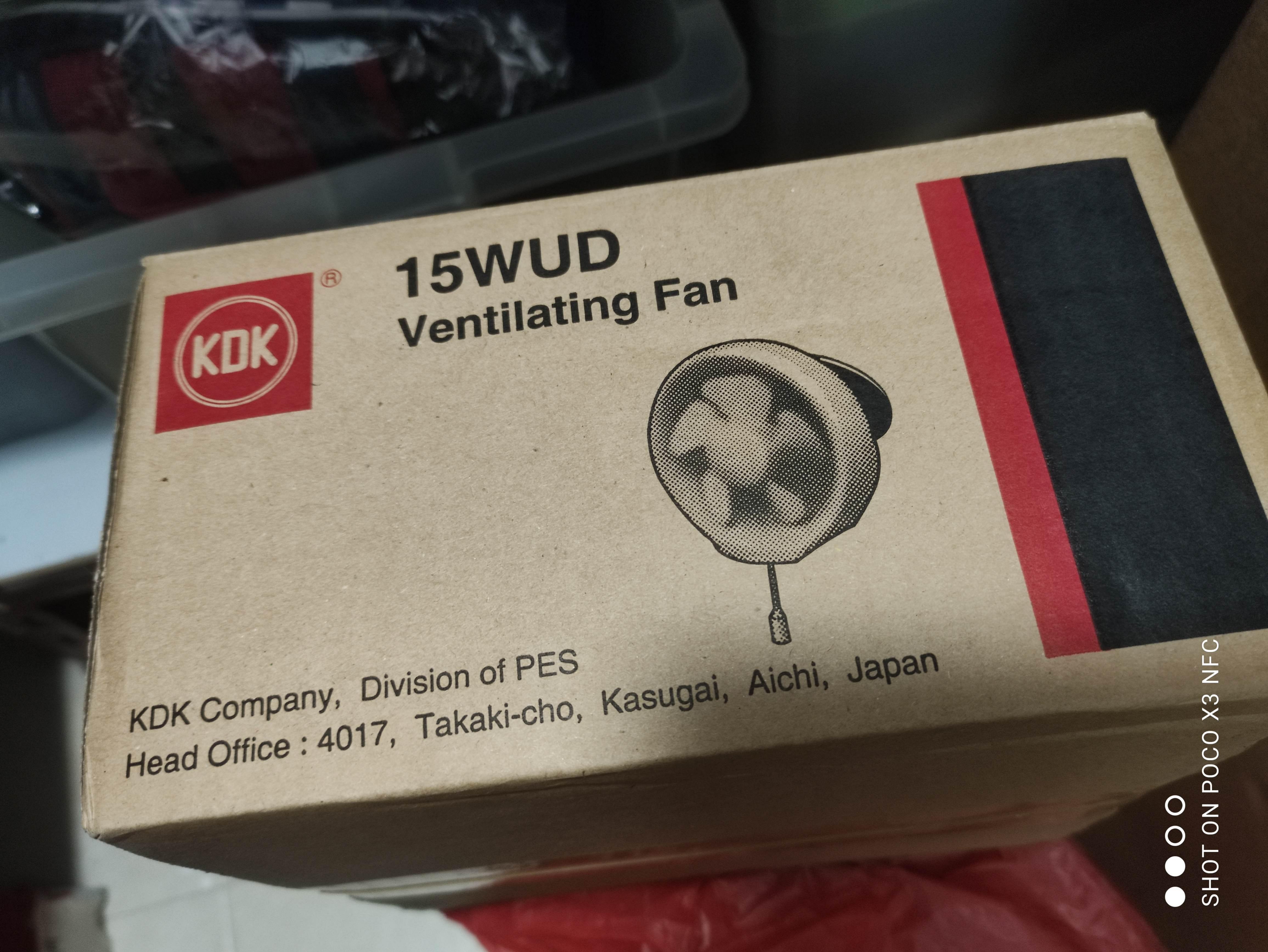 Kdk 15wud venting fan, Furniture & Home Living, Lighting & Fans, Fans ...