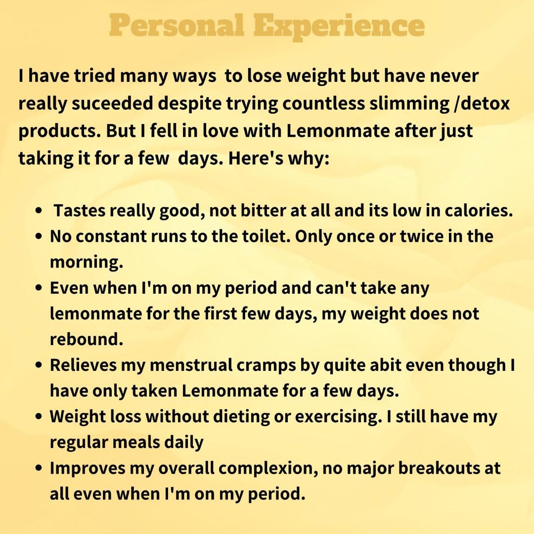 Lemonmate Detox Drink, Food & Drinks, Beverages on Carousell