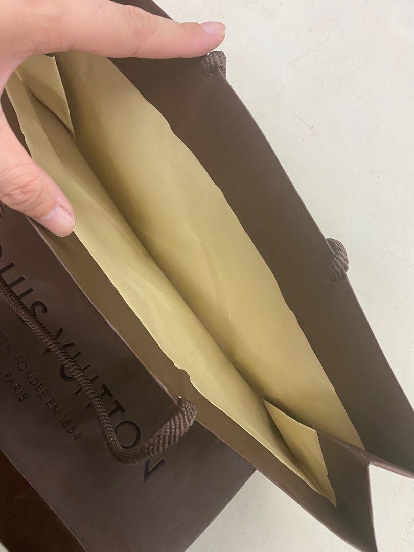 LOUIS VUITTON paper bag LV, Luxury, Bags & Wallets on Carousell