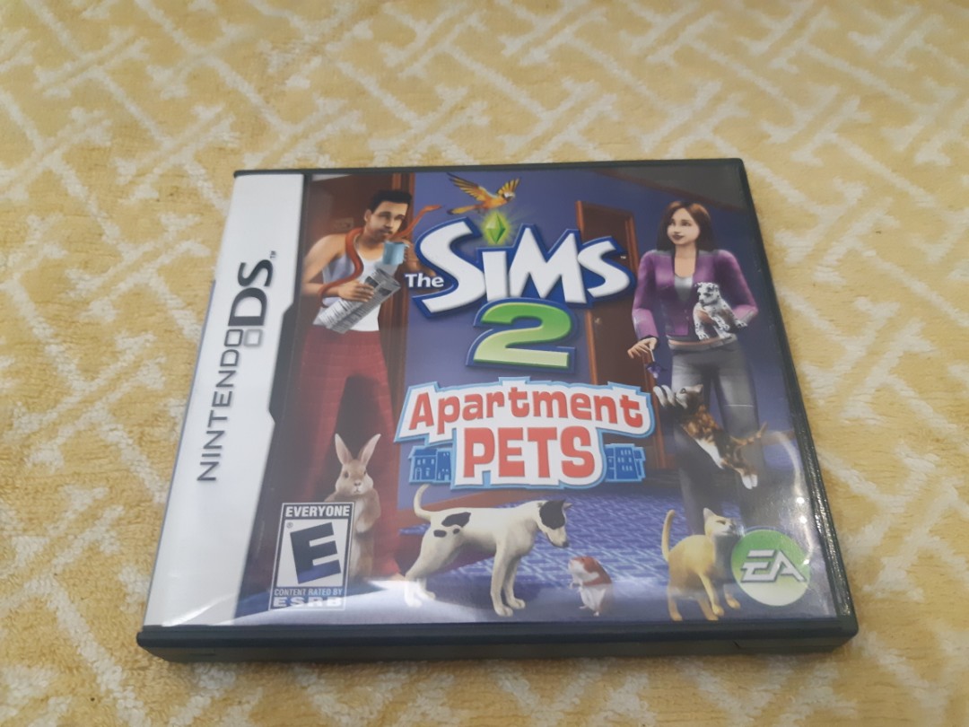 NDS SIMS 2 APARTMENT PETS 美版, 電子遊戲, 遊戲機配件, 遊戲週邊商品 - Carousell