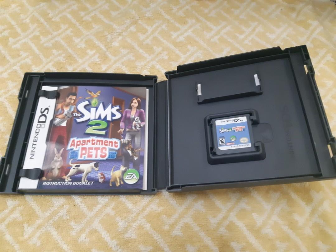 NDS SIMS 2 APARTMENT PETS 美版, 電子遊戲, 遊戲機配件, 遊戲週邊商品 - Carousell
