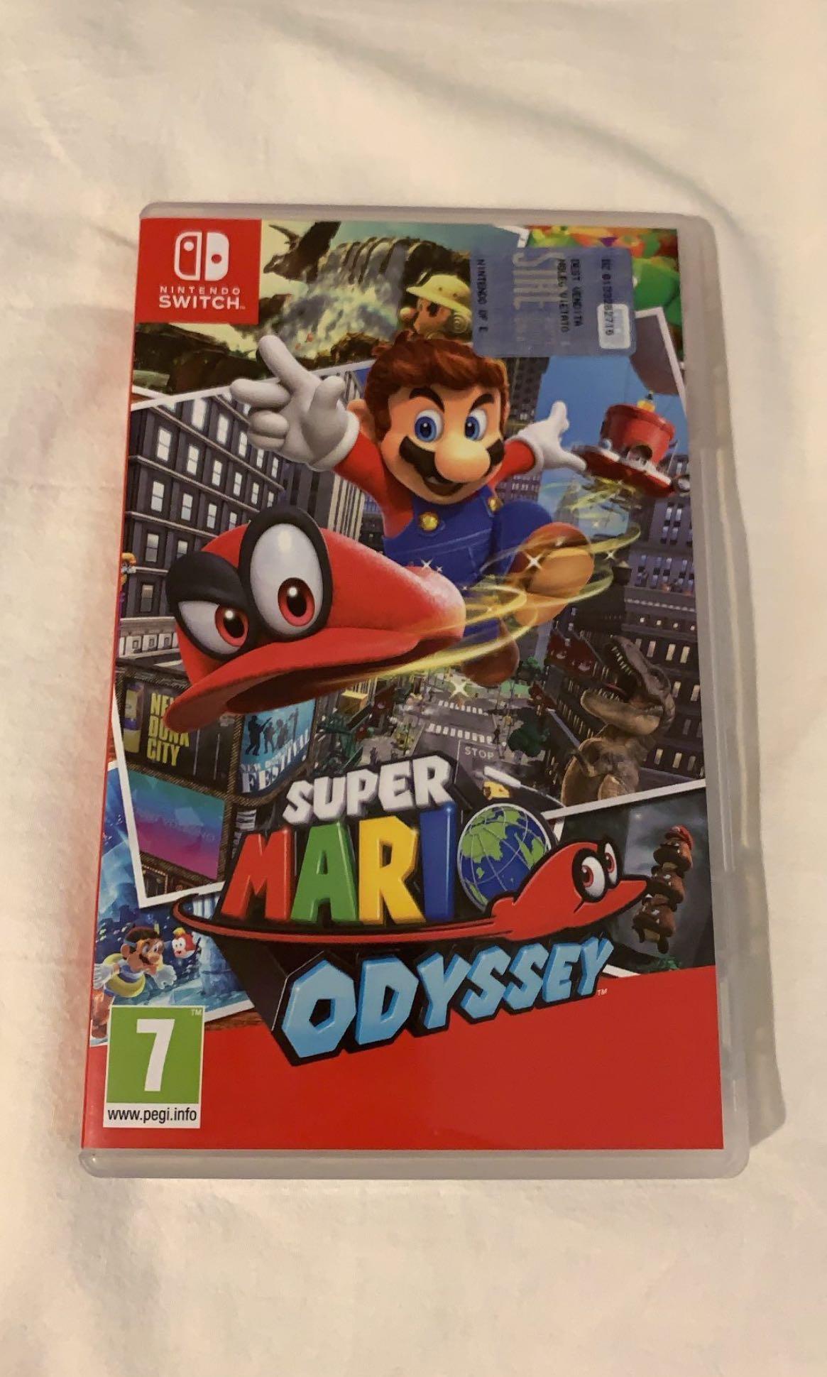 Nintendo Switch Super Mario Odyssey, Video Gaming, Video Games ...
