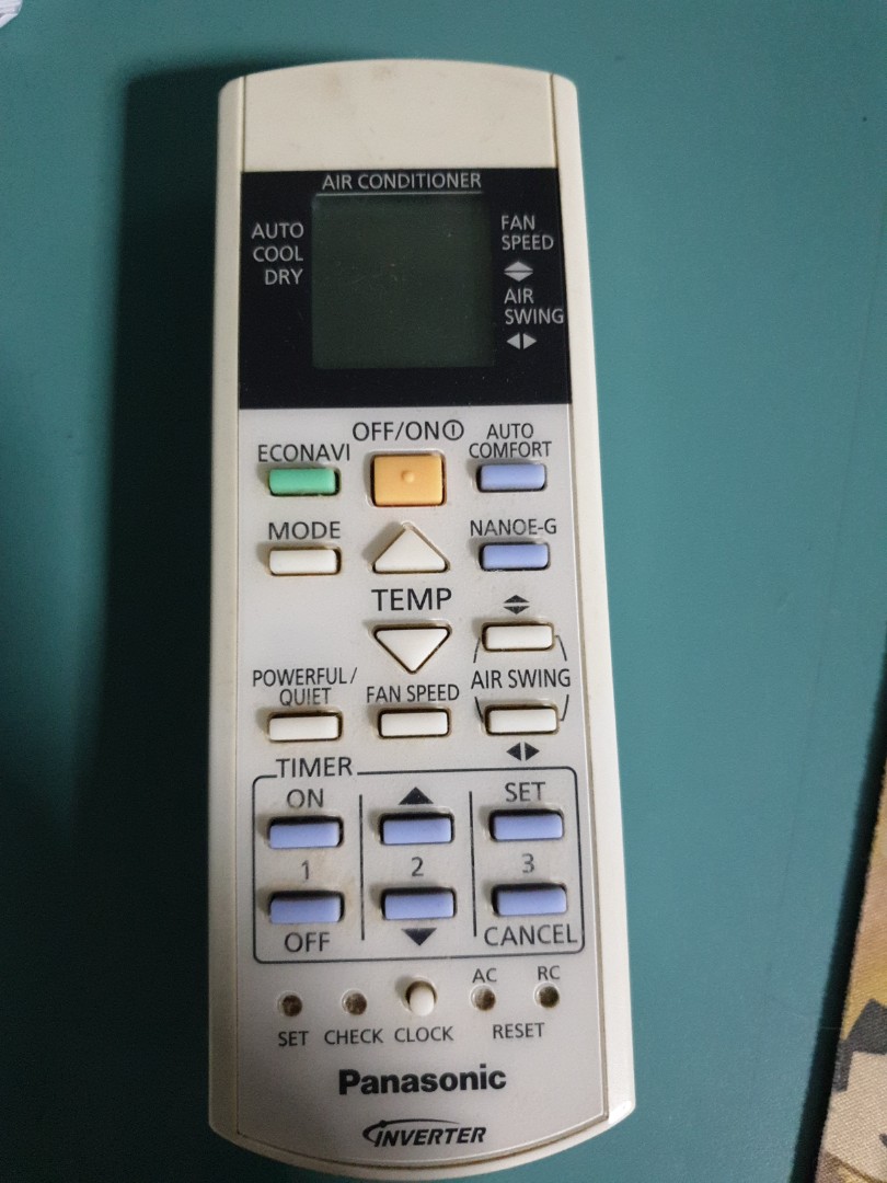 Panasonic inverter remote, TV & Home Appliances, Kitchen Appliances ...