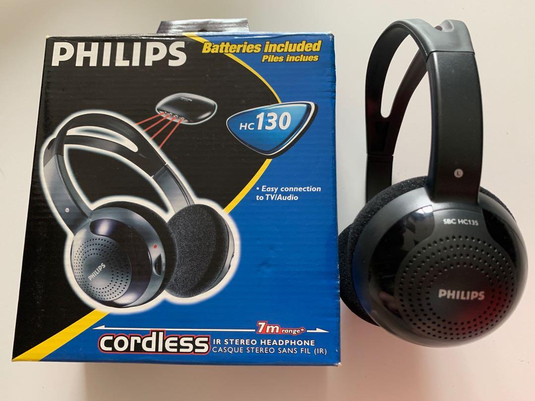Philips Cordless Headphone, Audio, Headphones & Headsets on Carousell